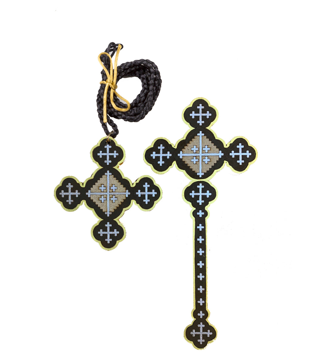 Priest Coptic Crosses - Dark Brown – Archangel Creations